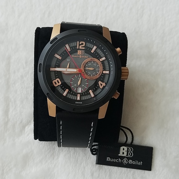 Buech & Boilat | Accessories | Buech Boilat Baracchi Mens Chronograph ...